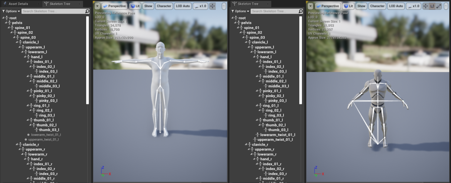 UE4 template skeleton in the Avatar SDK UE Plugin | Avatar SDK ...